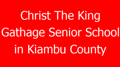 Christ The King Gathage Senior School’s Principal Archives - Education ...