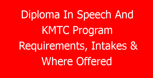 KMTC Application Form & Requirements 2025/2026 Intake for March ...