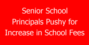 Senior School Principals Push For Increase In School Fees - Education ...